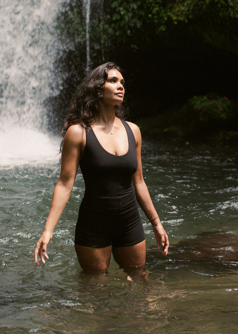 Agni Cross Top Black - Long –Indigo Luna Store