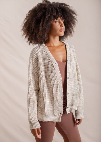 Hand Knitted Helga Cardigan | Sustainable Women Knitwear