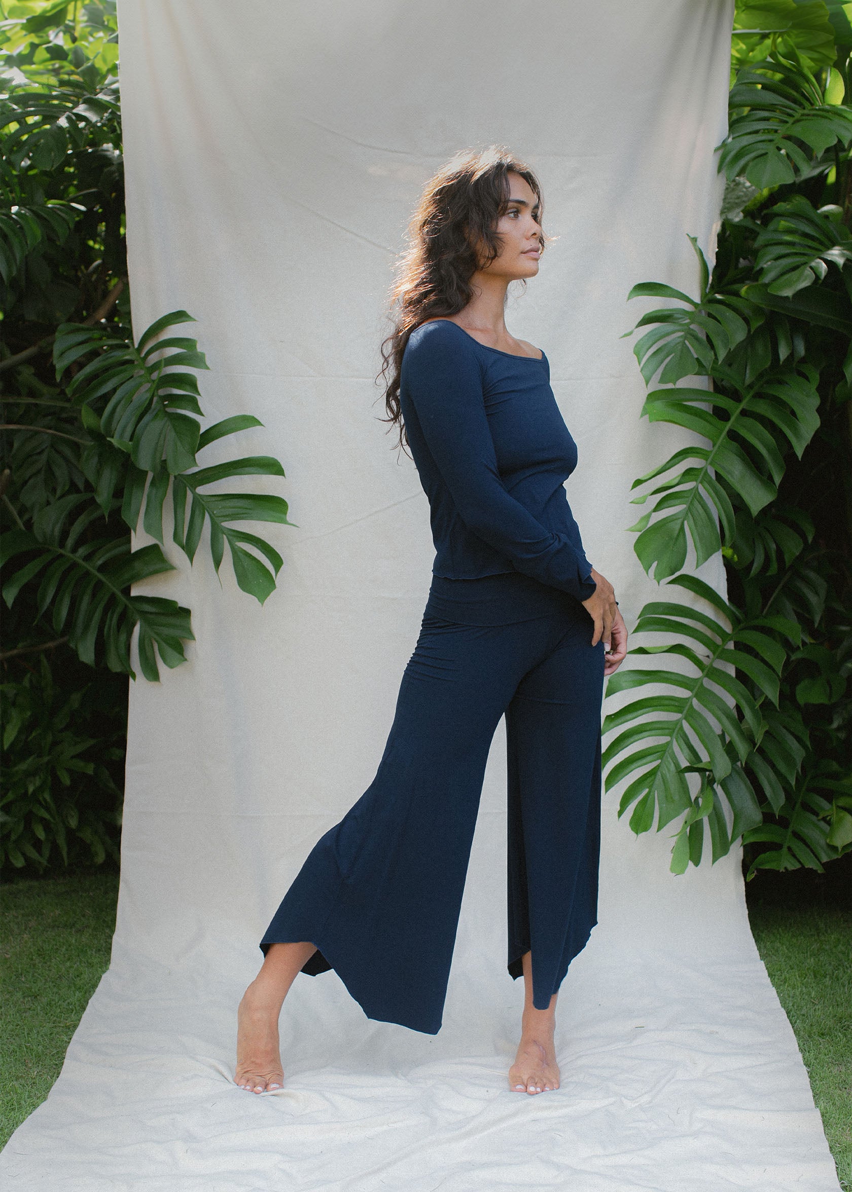 Layla Flares Navy –Indigo Luna Store