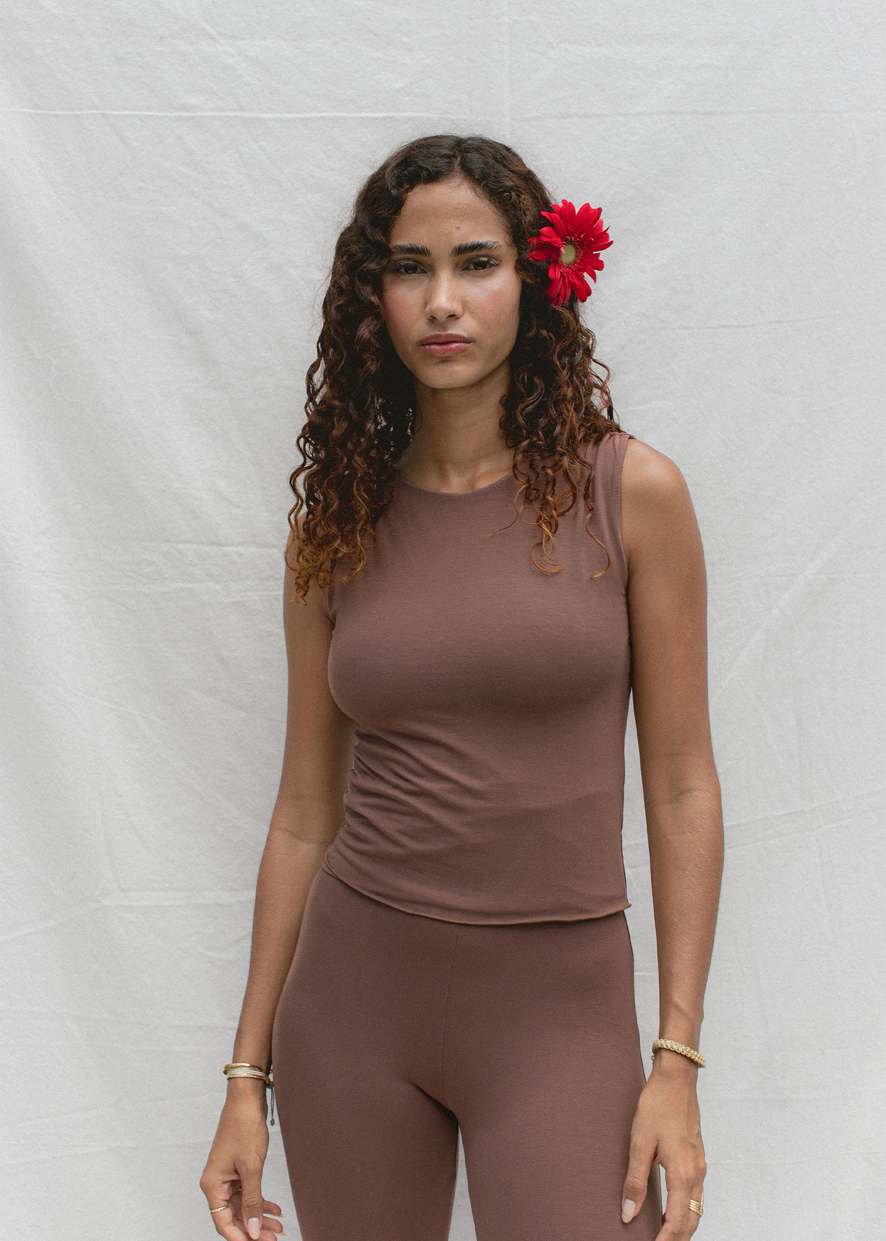 Layla Tank Chocolate –Indigo Luna Store