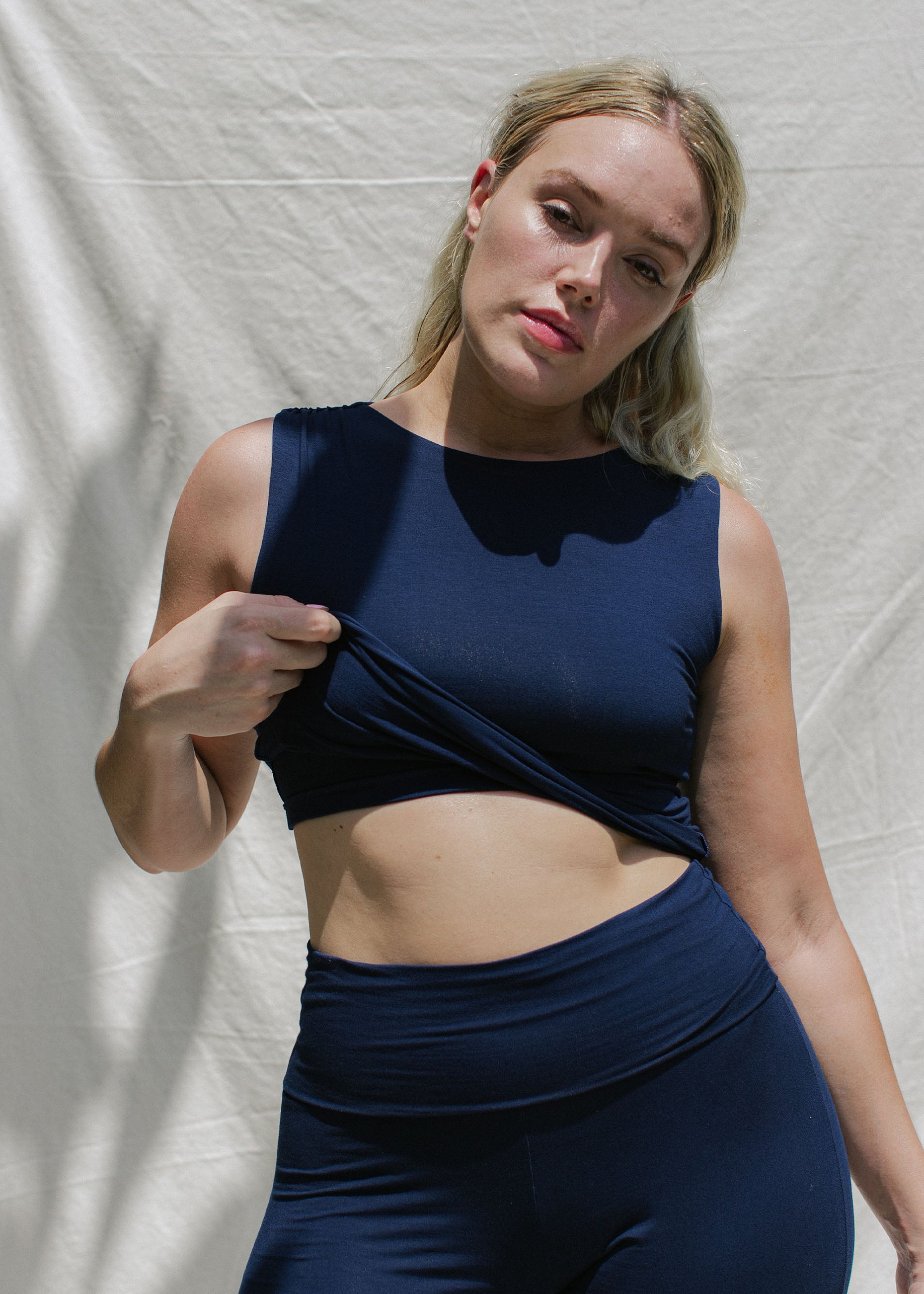 Layla Tank Navy –Indigo Luna Store