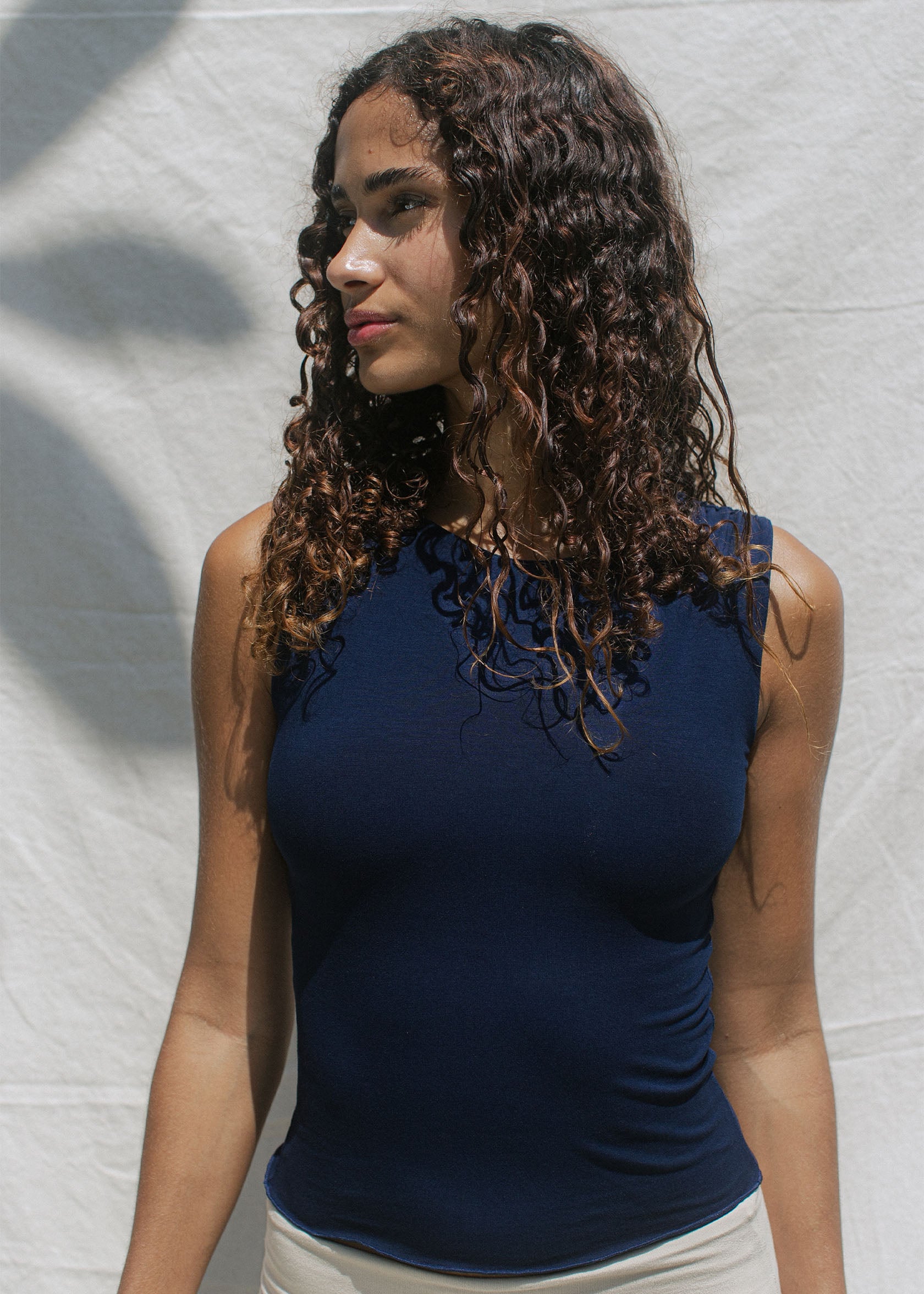 Layla Tank Navy –Indigo Luna Store