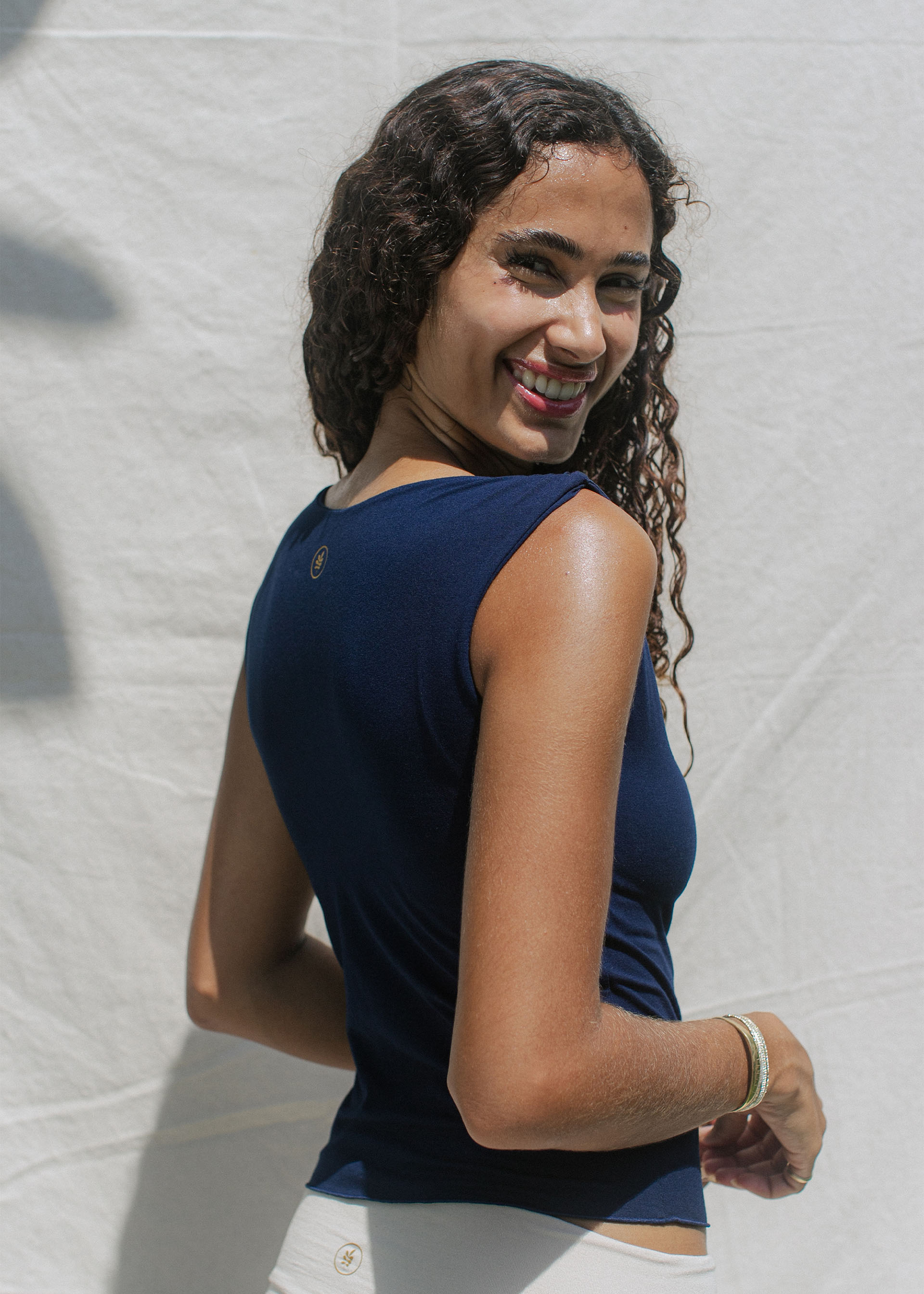 Layla Tank Navy –Indigo Luna Store