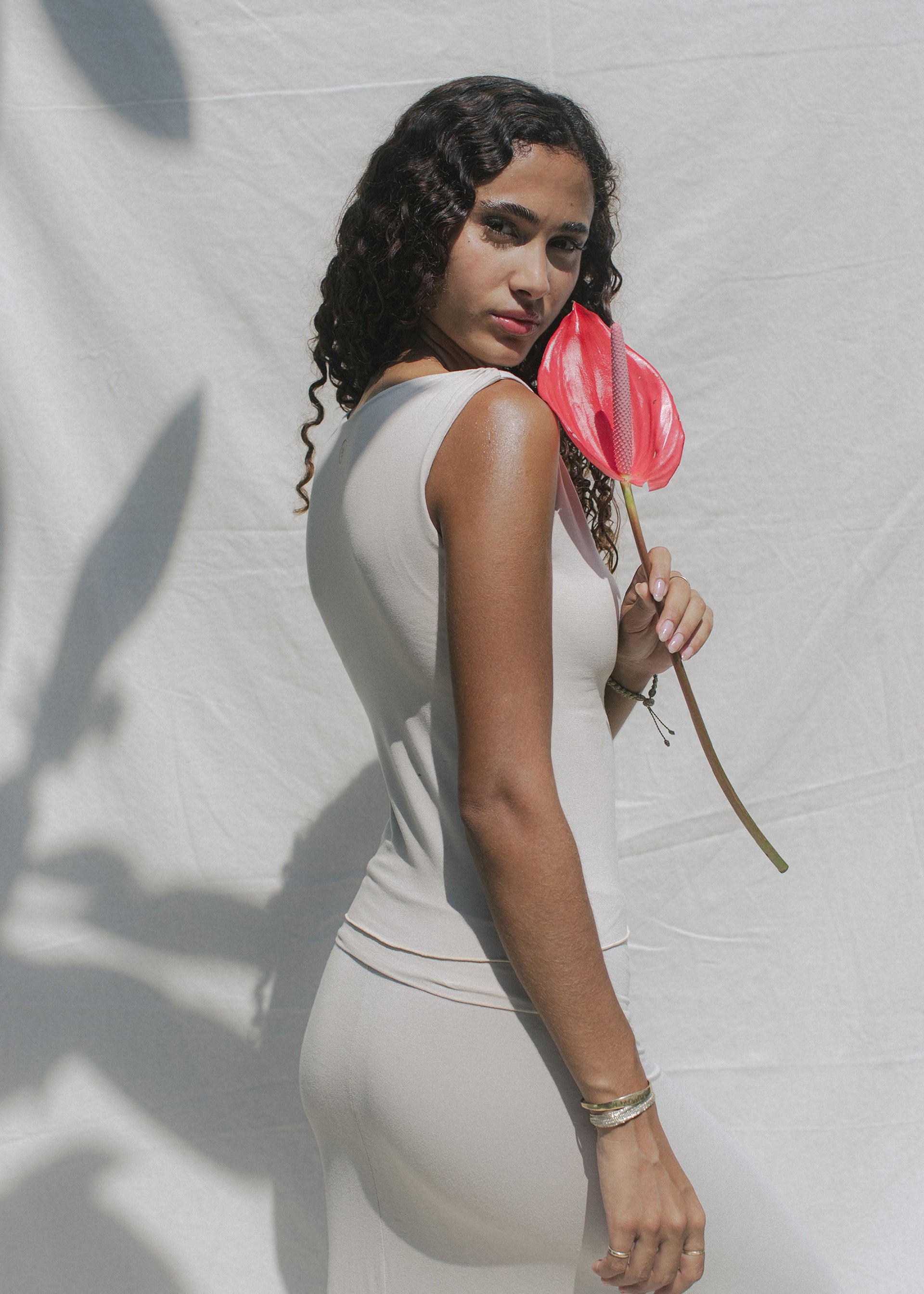 Layla Tank Pearl –Indigo Luna Store