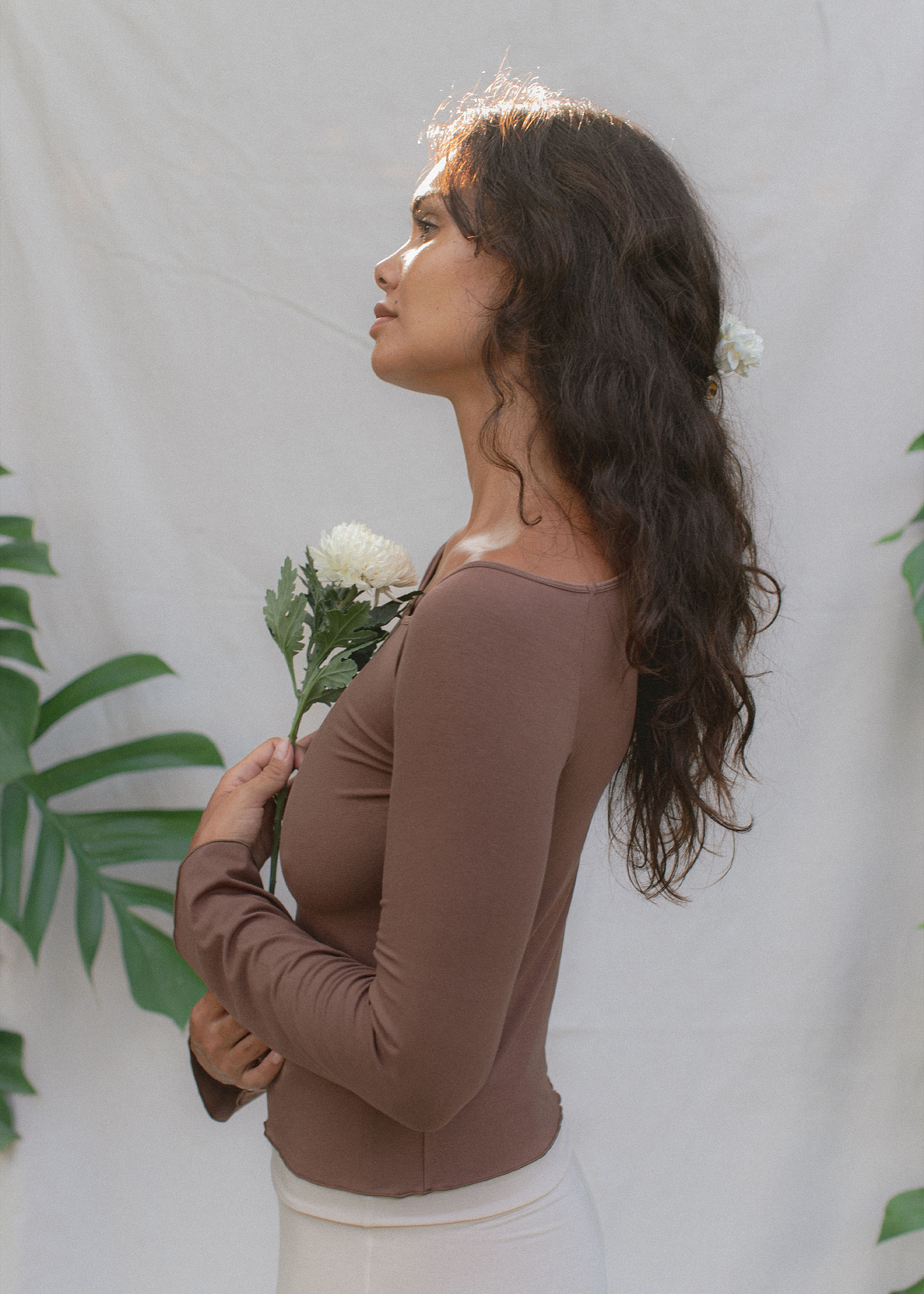 Layla Longsleeve Chocolate