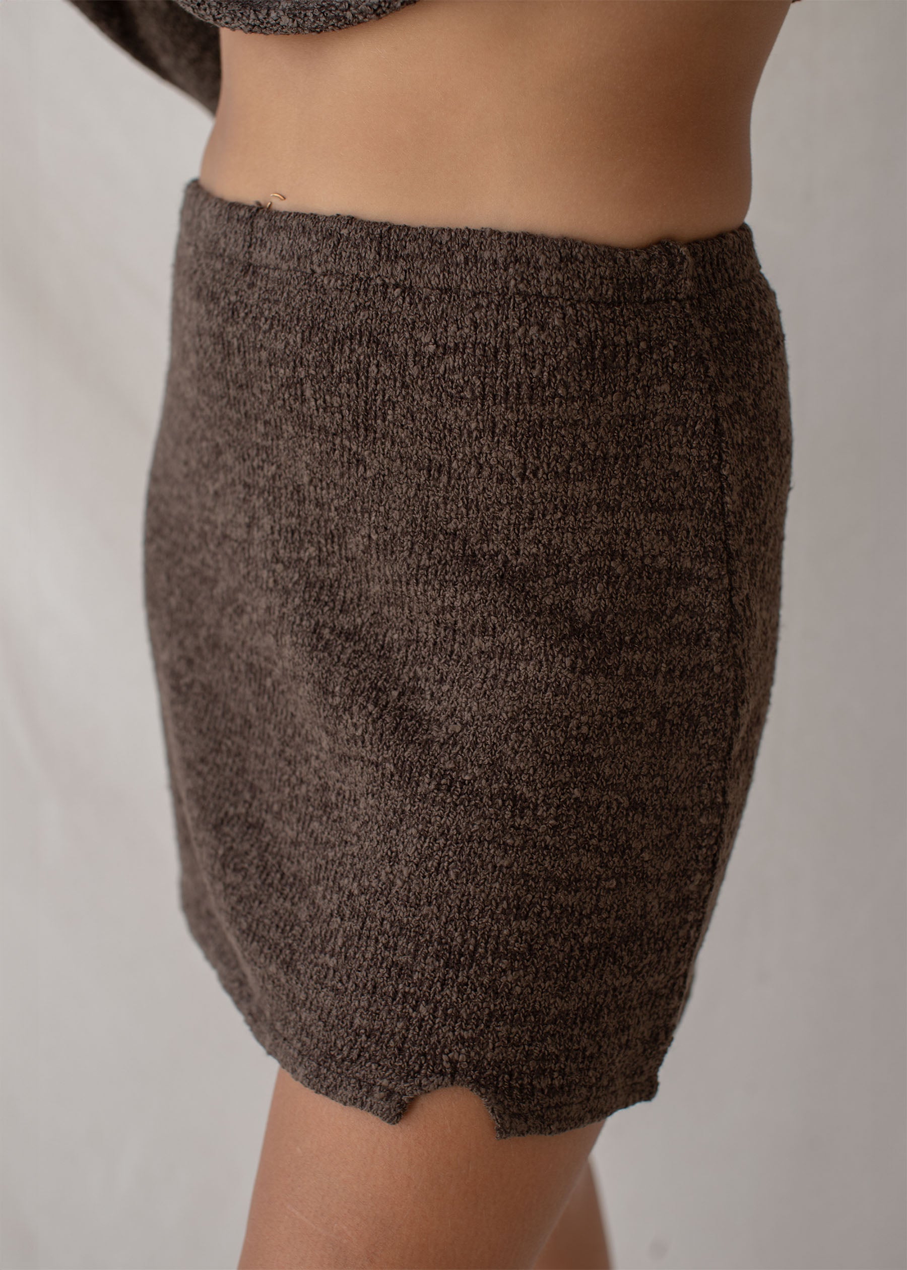Paloma Mini Skirt Truffle –Indigo Luna Store