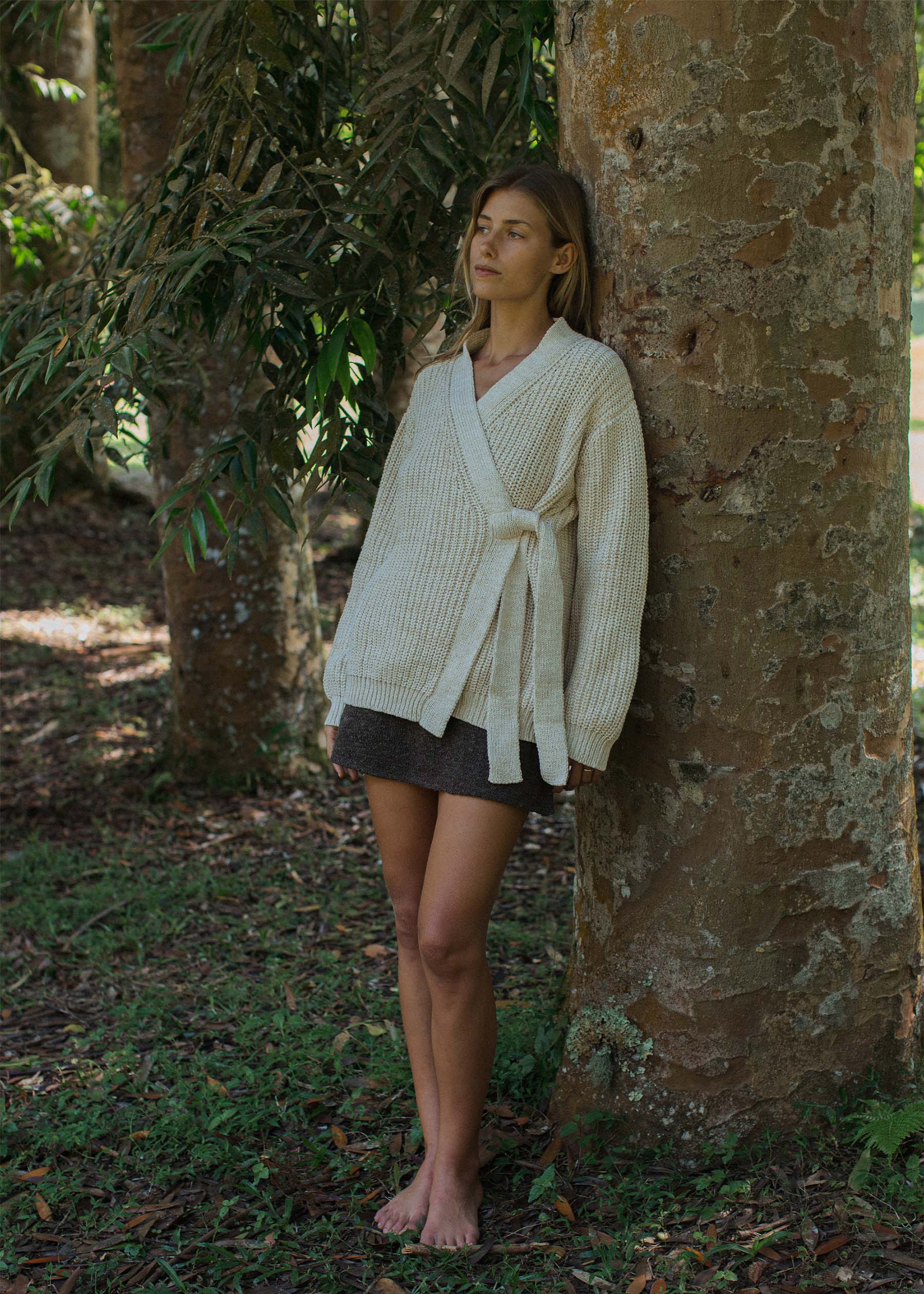 Paloma Wrap Knit Vanilla –Indigo Luna Store