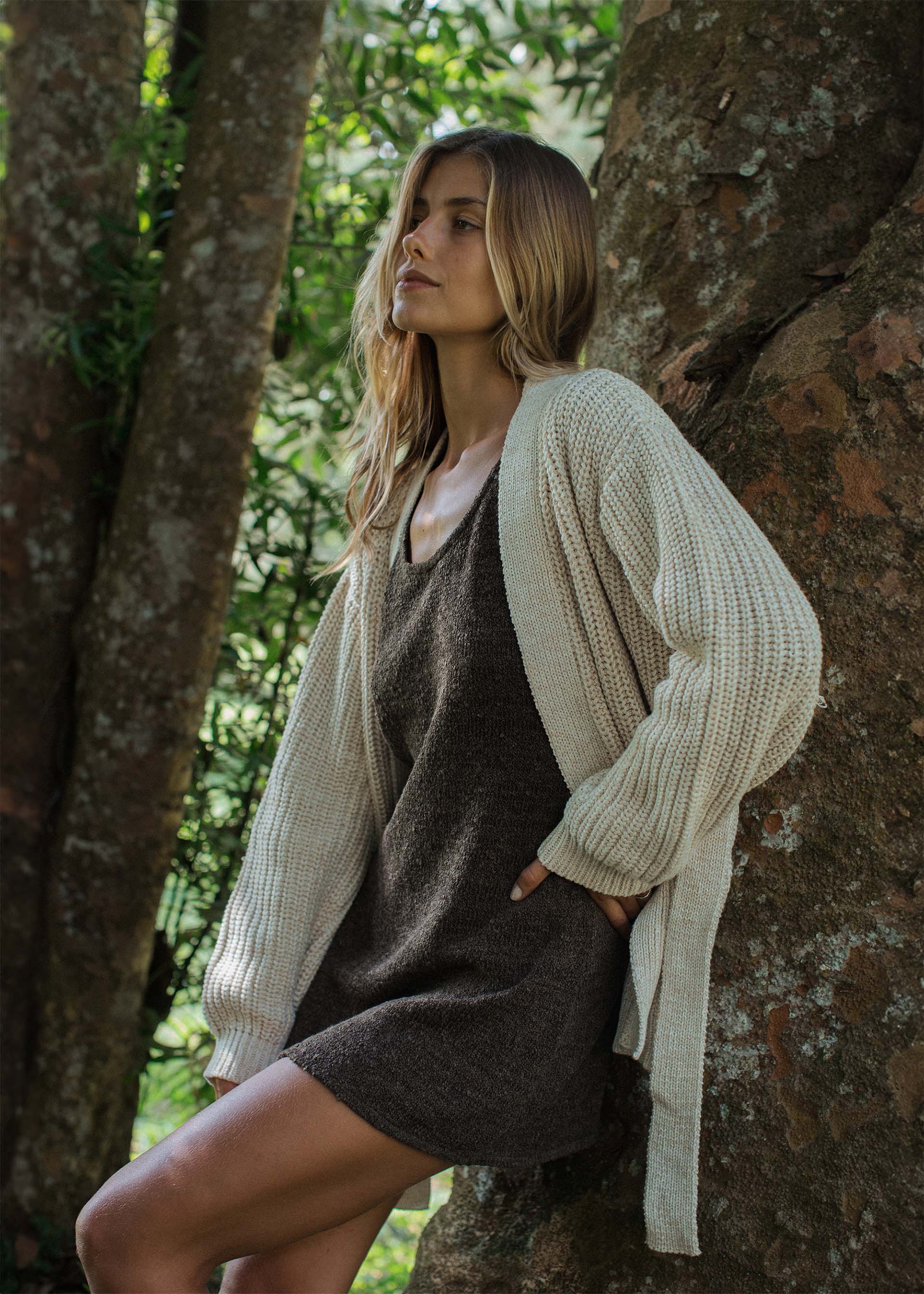 Paloma Wrap Knit Vanilla –Indigo Luna Store