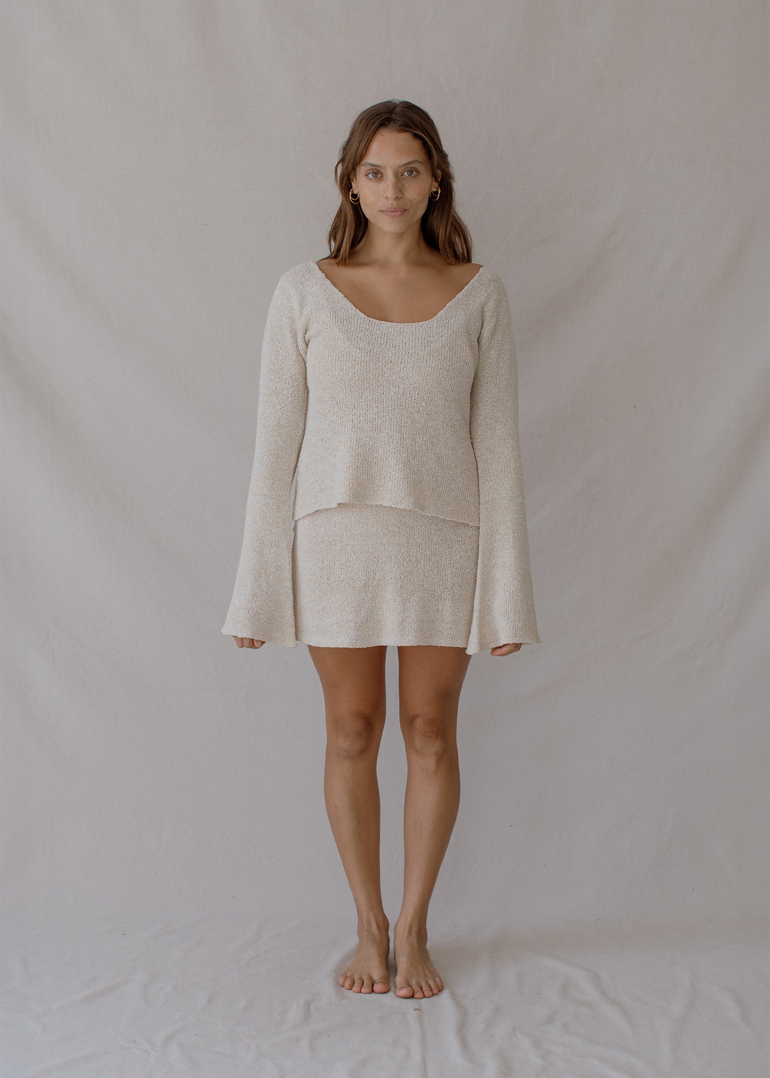 Paloma Mini Skirt Cloud Cream –Indigo Luna Store