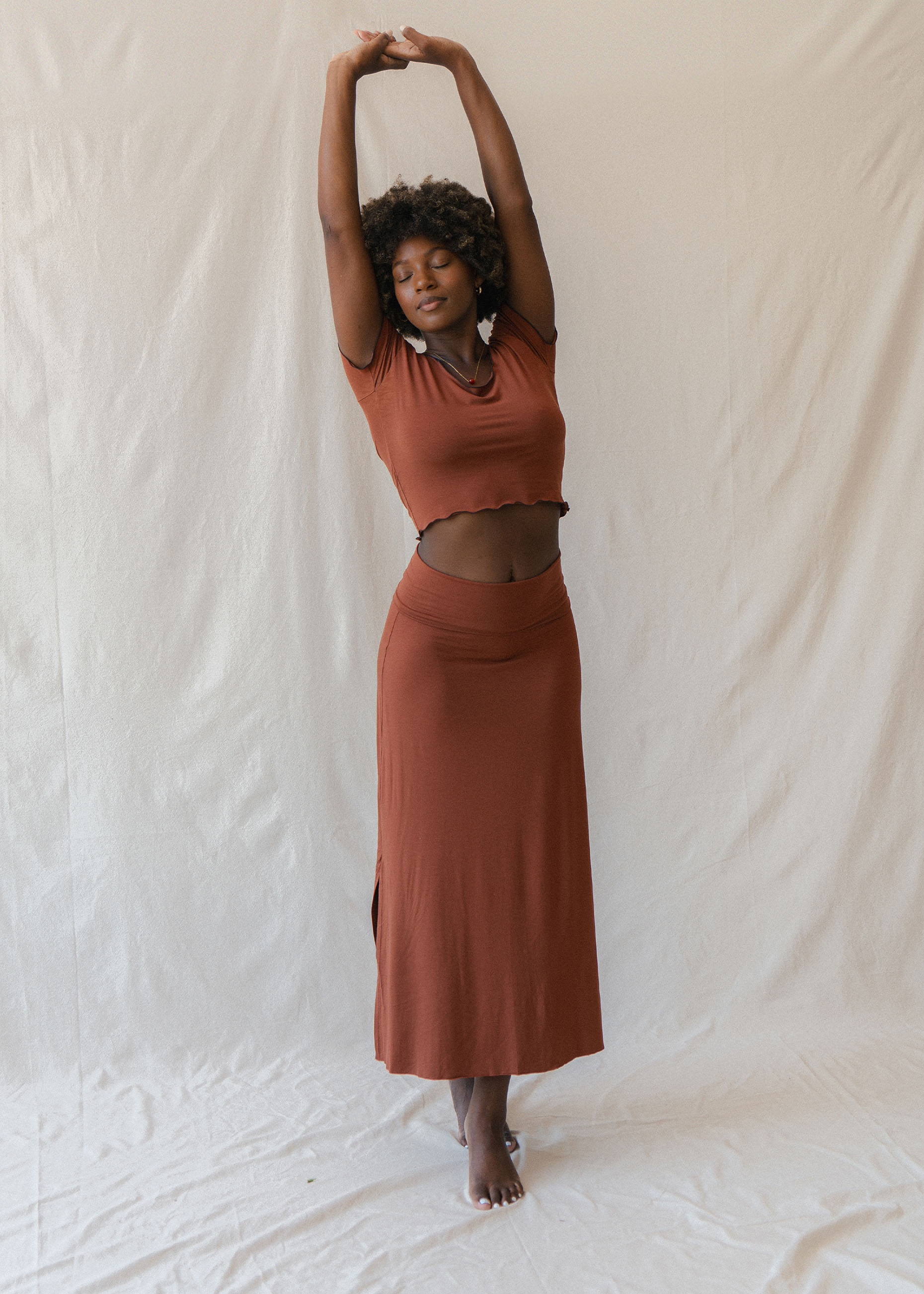 Agni Skirt Spice | Sustainably Made For Your Daily Yoga Lifestyle –Indigo Luna Store