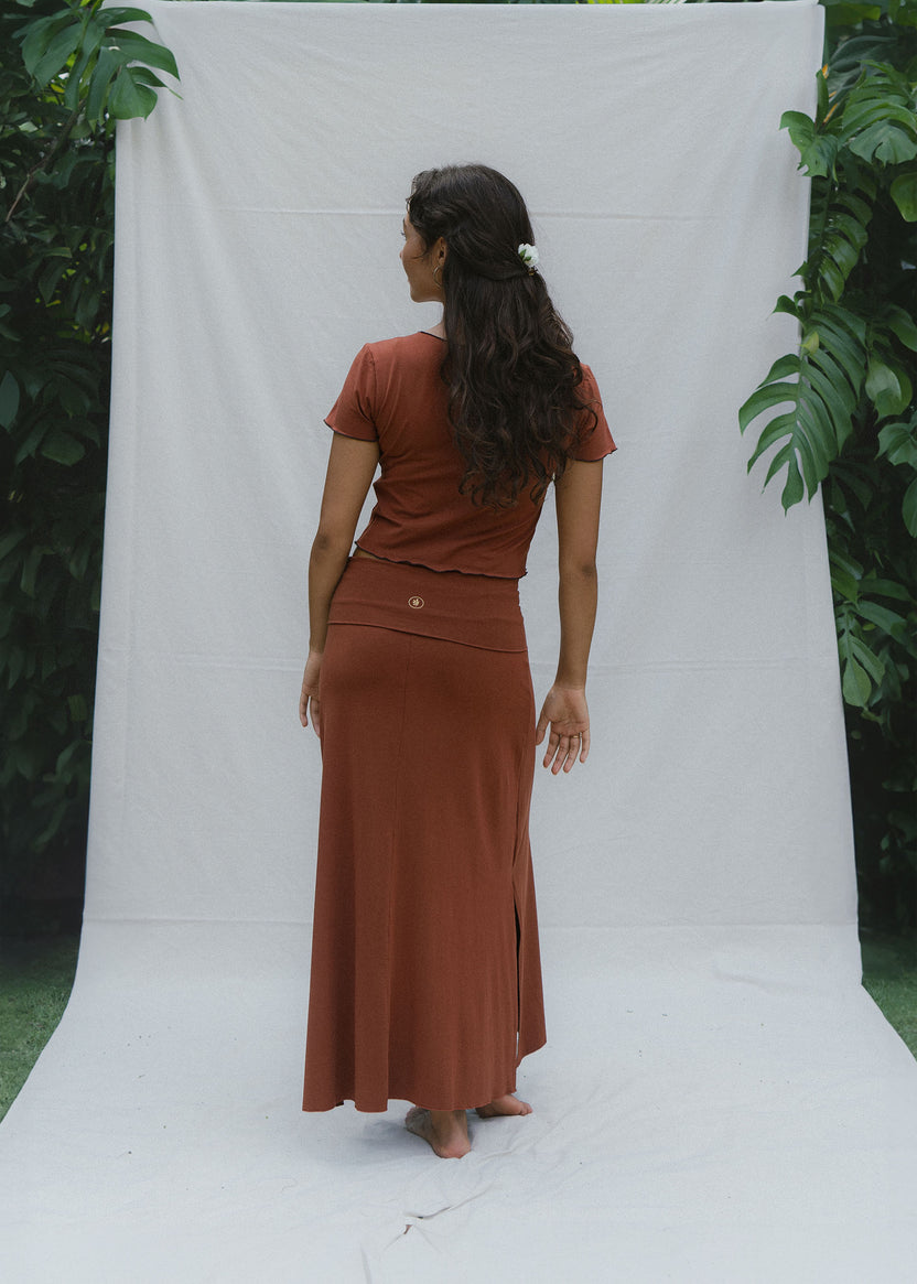 Agni Skirt Spice | Sustainably Made For Your Daily Yoga Lifestyle –Indigo Luna Store