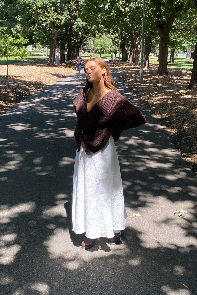 Helga Cardigan Coffee