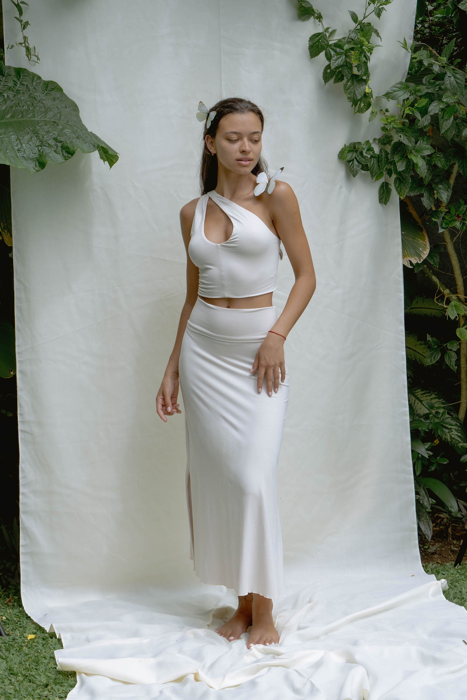 Agni Skirt Pearl | The Perfect Skirt For Expecting Mothers –Indigo Luna Store